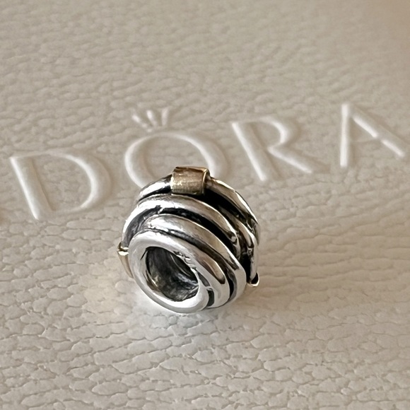 Pandora | Jewelry | Pandora Twotone Charm | Poshmark